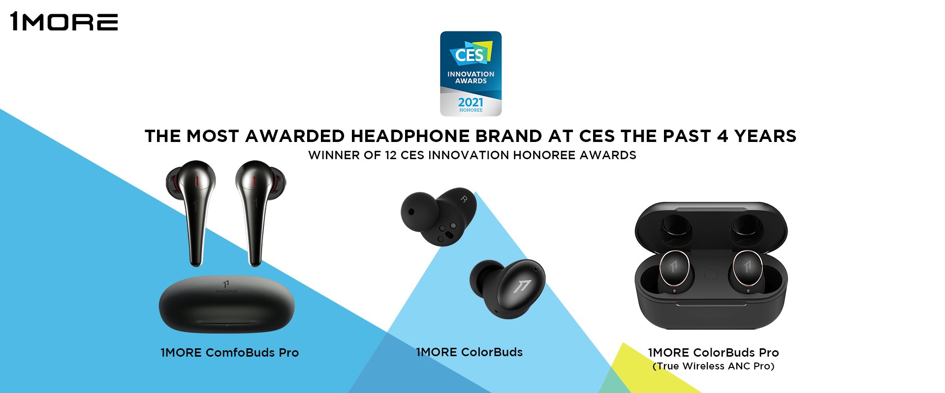 1MORE Receives 3 CES Innovation Awards - 1moreglobal